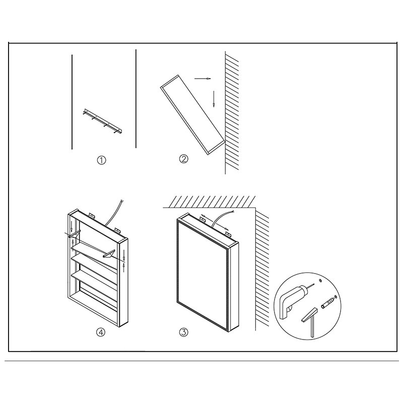 How To Install Led Vanity Bathroom Mirrors